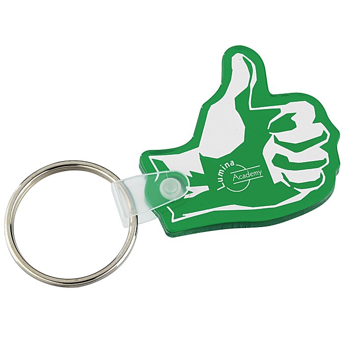 4imprint.com: Thumbs Up Soft Keychain - Translucent 39212-TU-T