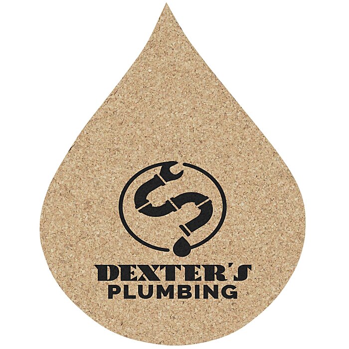 4imprint.com: Cork Coaster - Droplet 2081-DR 4imprint.com: Cork Coaster - Droplet 2081-DR