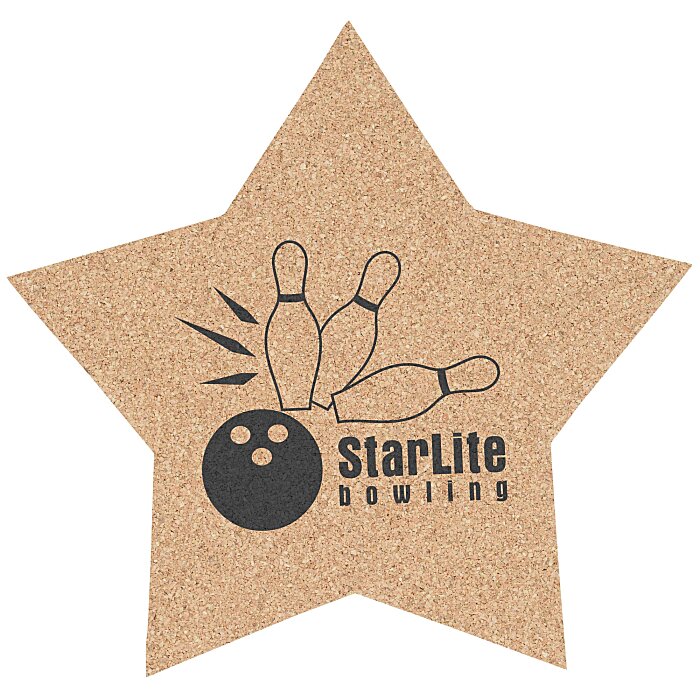 4imprint.com: Large Cork Coaster - Star 131167-ST