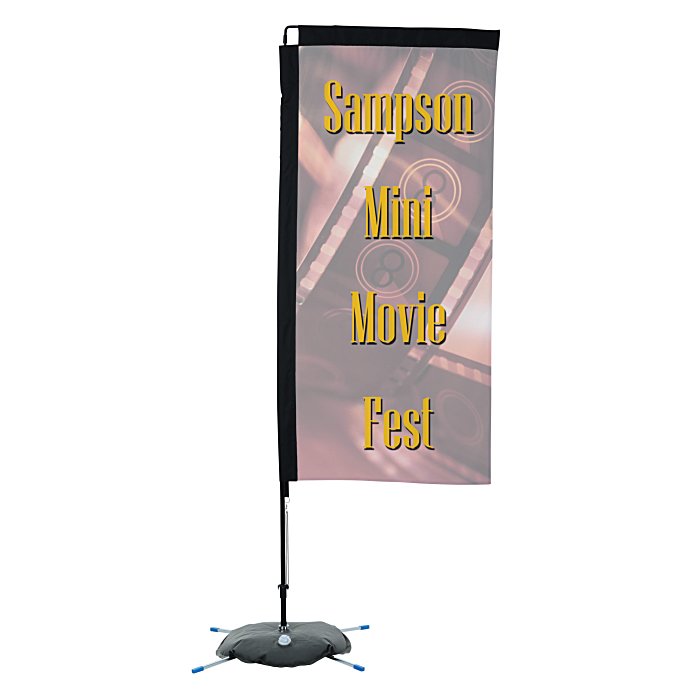 4imprint.com: Indoor Rectangular Sail Sign - 7' - One Sided 132751-7-IN-1