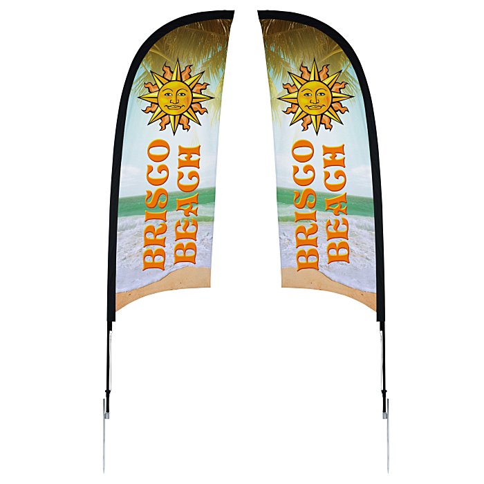 4imprint.com: Outdoor Razor Sail Sign - 9' - Two Sided 132752-9-OUT-2