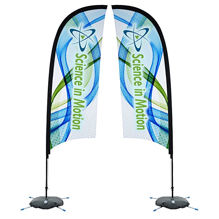 4imprint.com: Indoor Razor Sail Sign - 9' - Two Sided 132752-9-IN-2