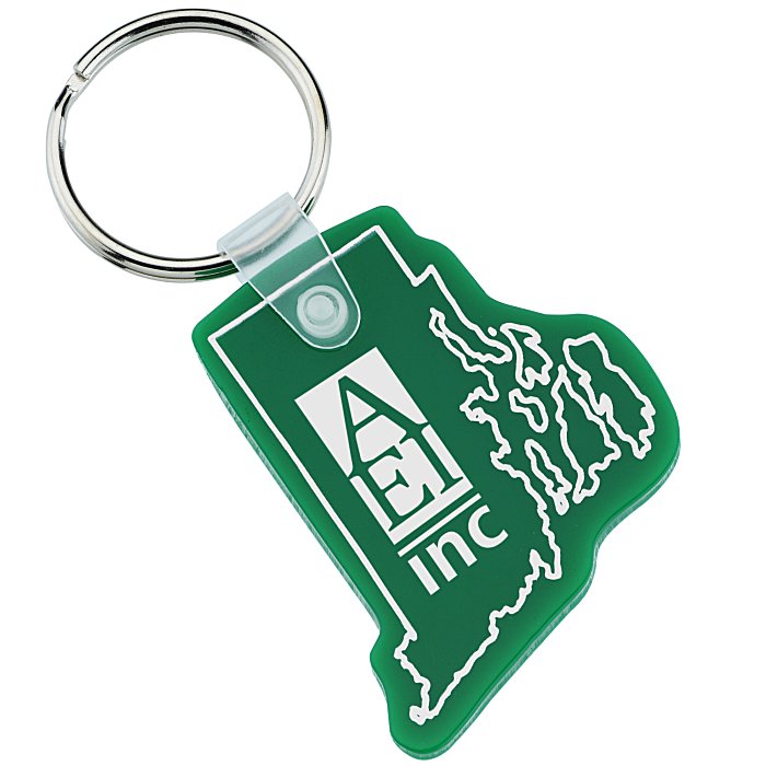 4imprint.com: Rhode Island Soft Keychain - Opaque 138944-RI-S