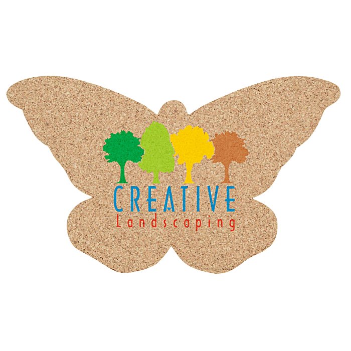 4imprint.com: Cork Coaster - Butterfly - Full Color 2081-BF-FC