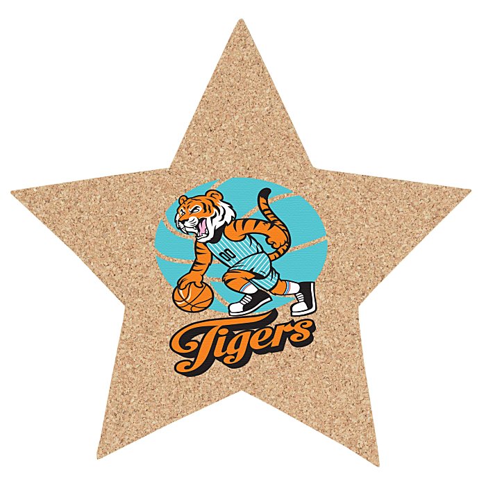 4imprint.com: Cork Coaster - Star - Full Color 2081-ST-FC