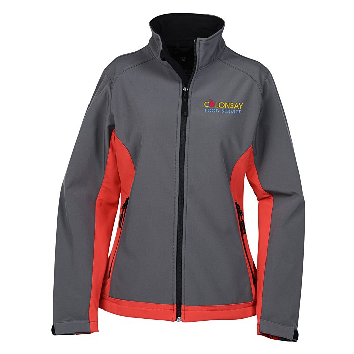 4imprint.com: Concord Colorblock Soft Shell Jacket - Ladies' 138228-L
