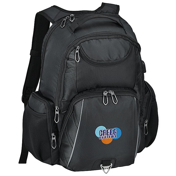 4imprint.com: Rainier 17" Laptop Backpack - Embroidered 142509-E