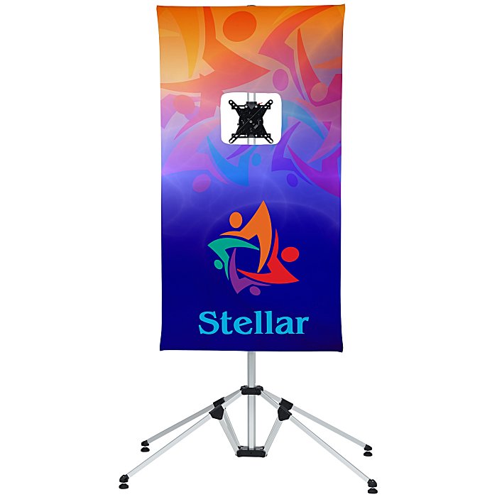 4imprint.com: Quad-Pod Monitor Banner Stand 144506