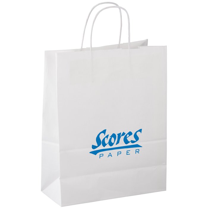 4imprint.com: Matte White Shopping Bag - 13" x 10" 1659-1310-W