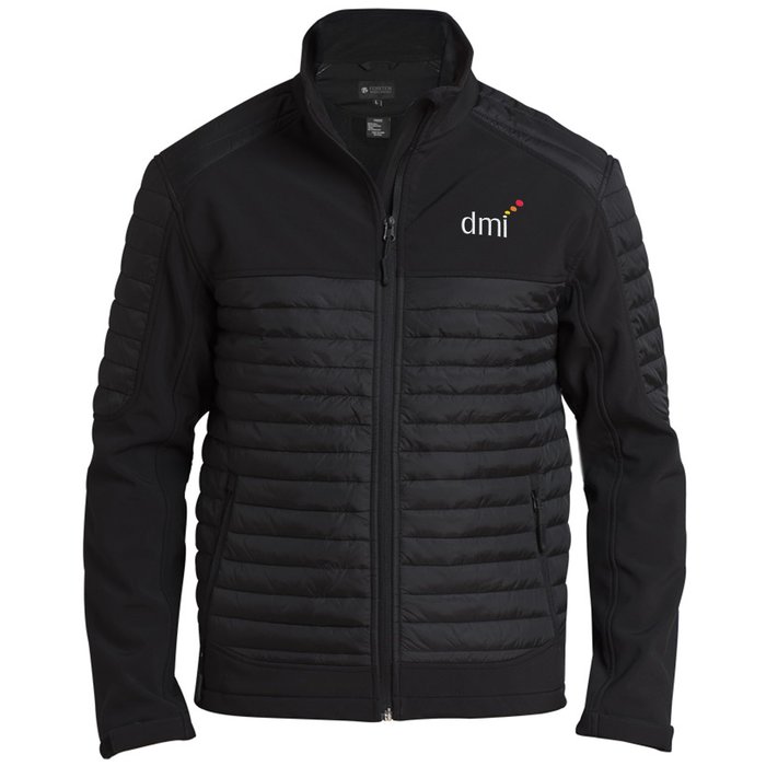 4imprint.com: Quilt Accent Soft Shell Jacket - Men's - 24 hr 143061-M-24HR