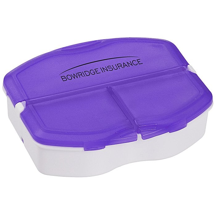 4imprint.com: Tri-Minder Pill Box - Translucent - 24 hr 107856-T-24HR