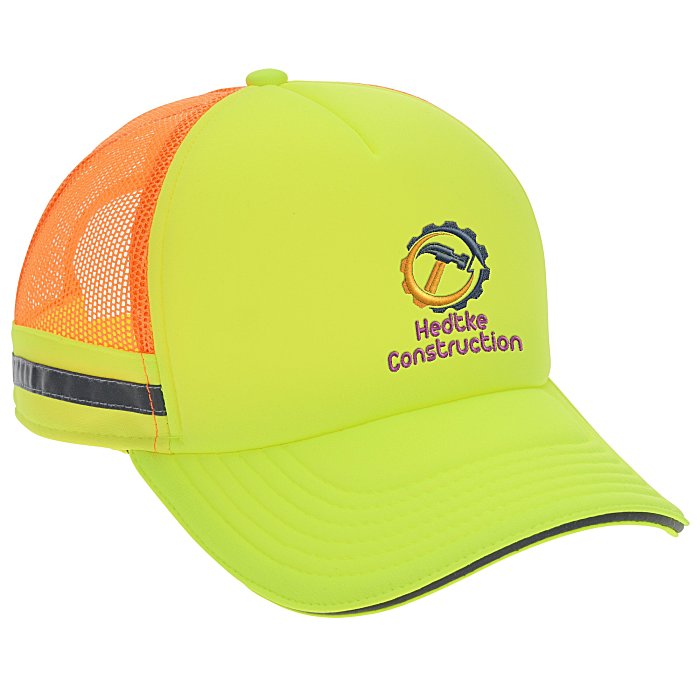 4imprint.com: Reflective Dual Color Trucker Cap 152568
