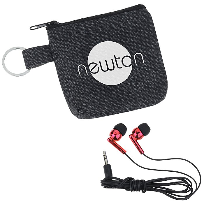 4imprint.com: Metallic Ear Buds with Pouch 157611