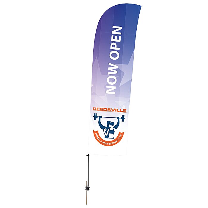 4imprint.com: Outdoor Value Blade Sail Sign - 15' - One-Sided 157444-15 ...