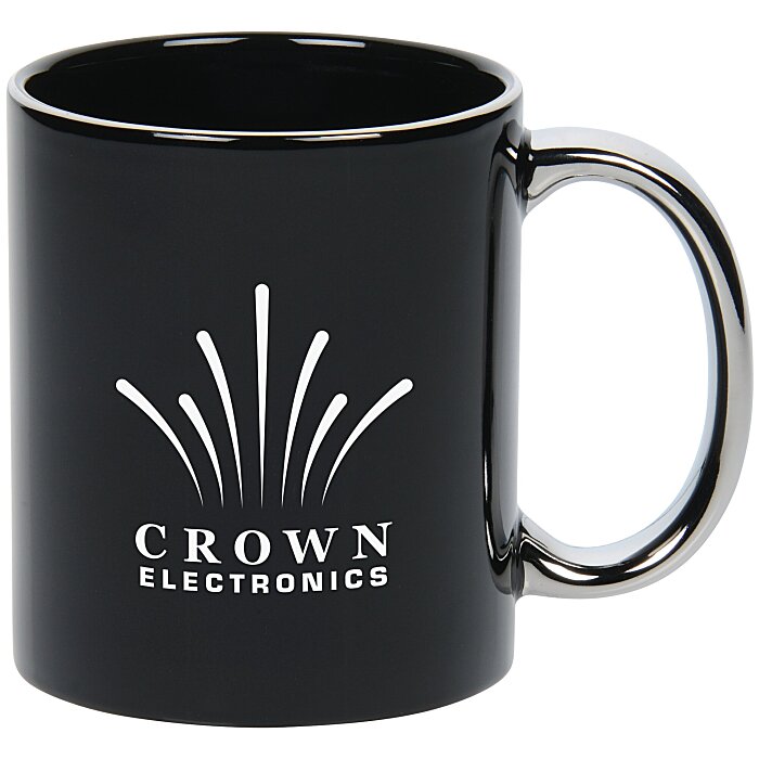 4imprint.com: Metallic Handle Coffee Mug - 11 oz. 160611