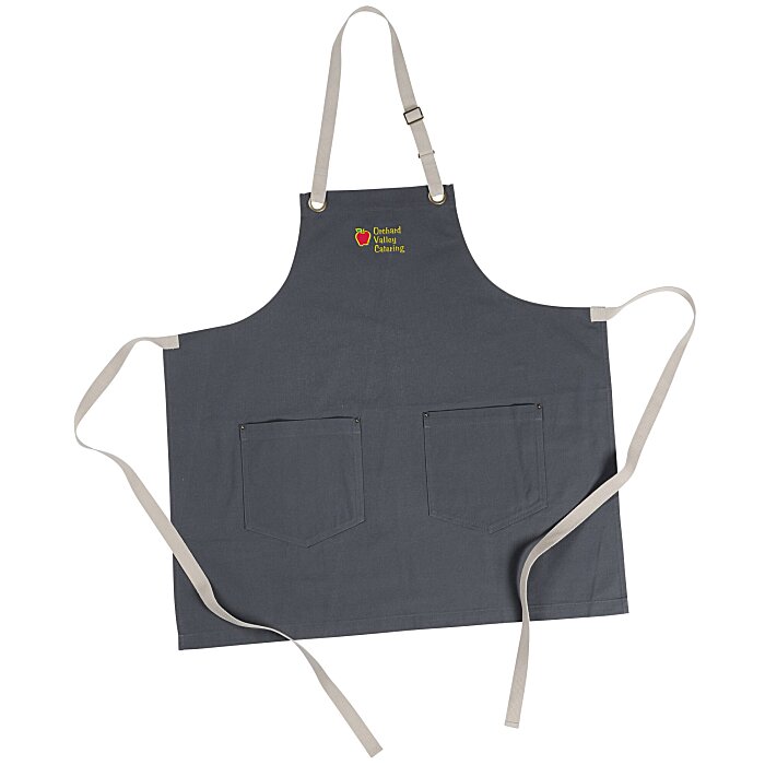 4imprint.com: Canvas Full Length Two Pocket Apron 163424