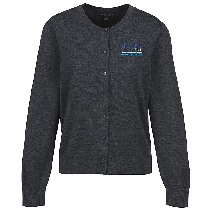 4imprint.com: Brooks Brothers Washable Merino Cardigan Sweater - Ladies ...