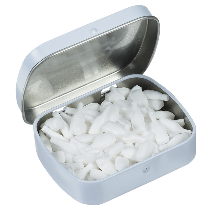 4imprint.com: Mint Tin with Shaped Mints - Bottle 1111-BT
