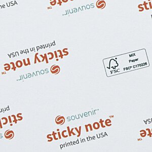 4imprint.com: Souvenir Sticky Note - 3" x 4" - 25 Sheet 2375-25