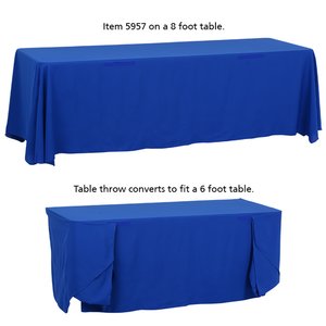 4imprint.com: Serged Convertible Table Throw - 6' to 8' 5957