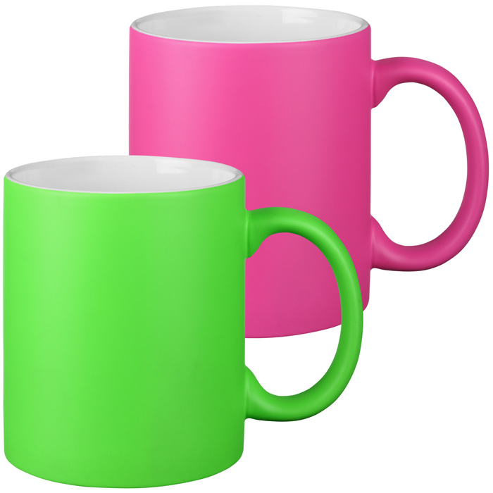 4imprint.com: Neon Coffee Mug - 11 oz. - 24 hr 10555-N-24HR