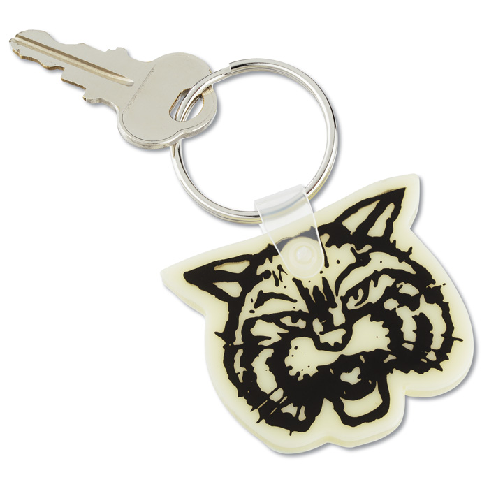4imprint.com: Wildcat Soft Keychain - Opaque 39212-WC-S