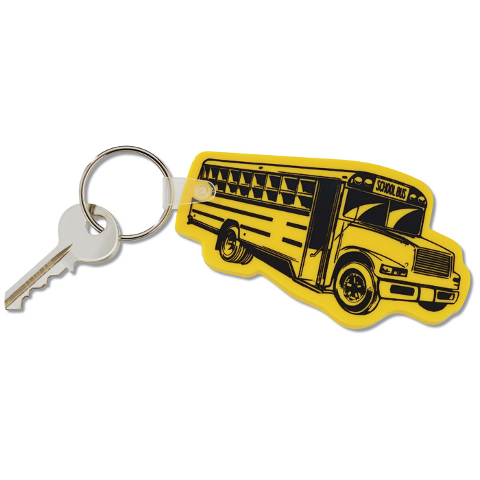 4imprint.com: School Bus Soft Keychain - Opaque 39212-SBS-S