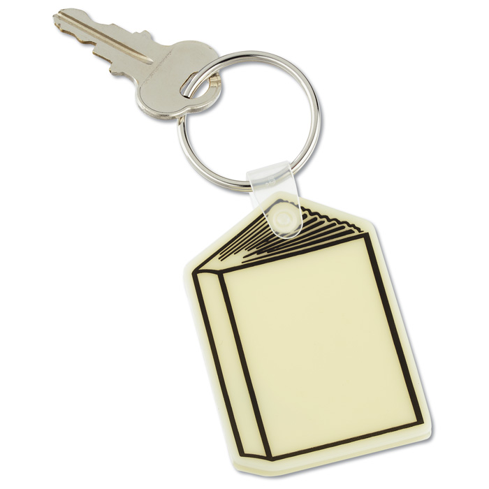 4imprint.com: Book Soft Keychain - Opaque 39212-BK-S
