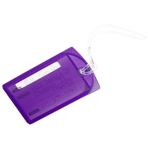4imprint.com: Explorer Luggage Tag - Translucent 100558-T