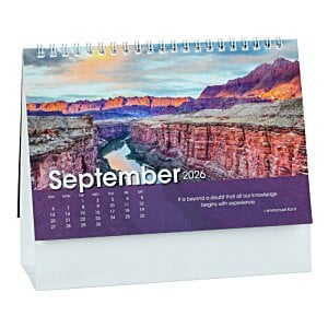 4imprint.com: Scenic Moments Tent-Style Desk Calendar 101106
