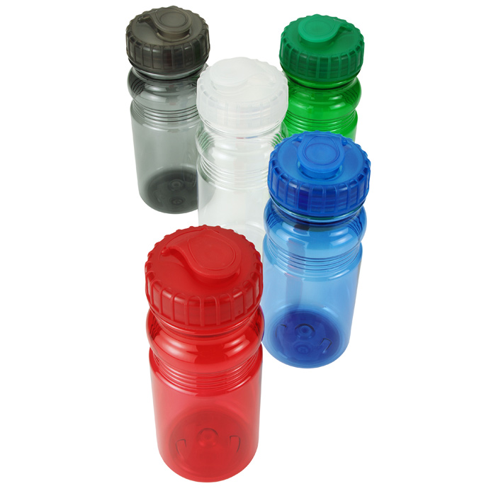 Personalized 4imprint.com: Flip Top Translucent Bottle - 20 oz. 108574