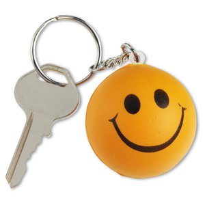 4imprint.com: Smiley Face Mood Stress Keychain 110685