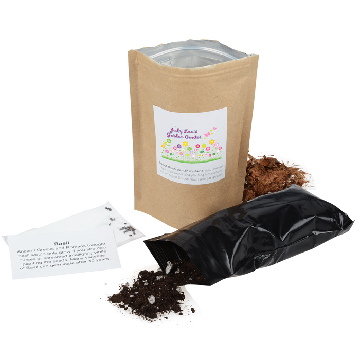 4imprint.com: Sprout Pouch - 2 oz. - Basil 112570-2-B