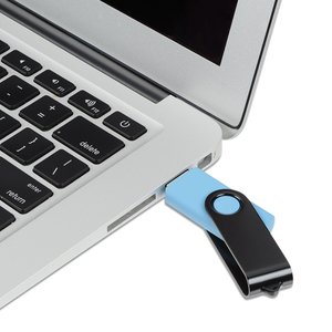 4imprint.com: Swing USB Drive - Black - 2GB - 3 Day 112703-B-2G