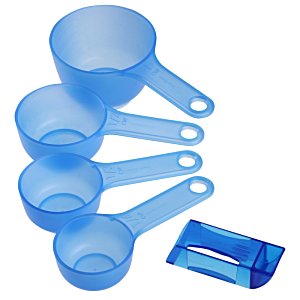 4imprint.com: Vivid Color Measure-Up Cup Set - Translucent 114334-T