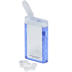 4imprint.com: Flip Top Dispenser with Sugar-Free Mints - Metallic Label ...