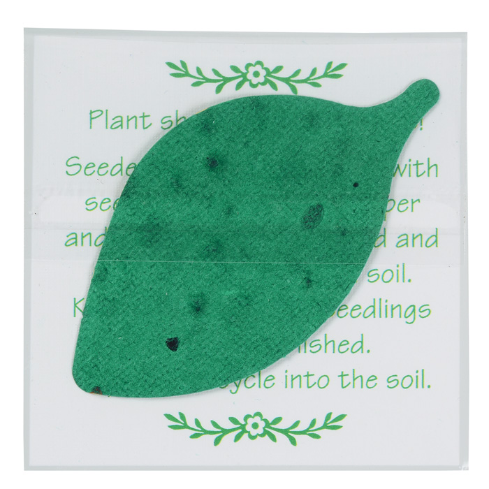 4imprint.com: Plant-A-Shape Flower Seed Packet - Leaf 118706-LF