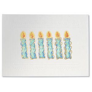 4imprint.com: Birthday Foil Candles Greeting Card 119786