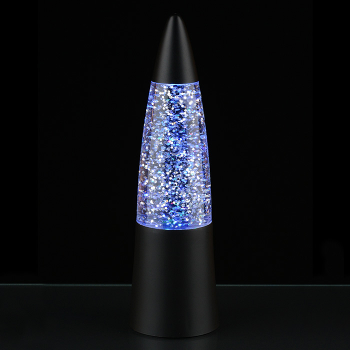 4imprint.com: LED Glitter Rocket Lamp - 24 hr 124323-24HR