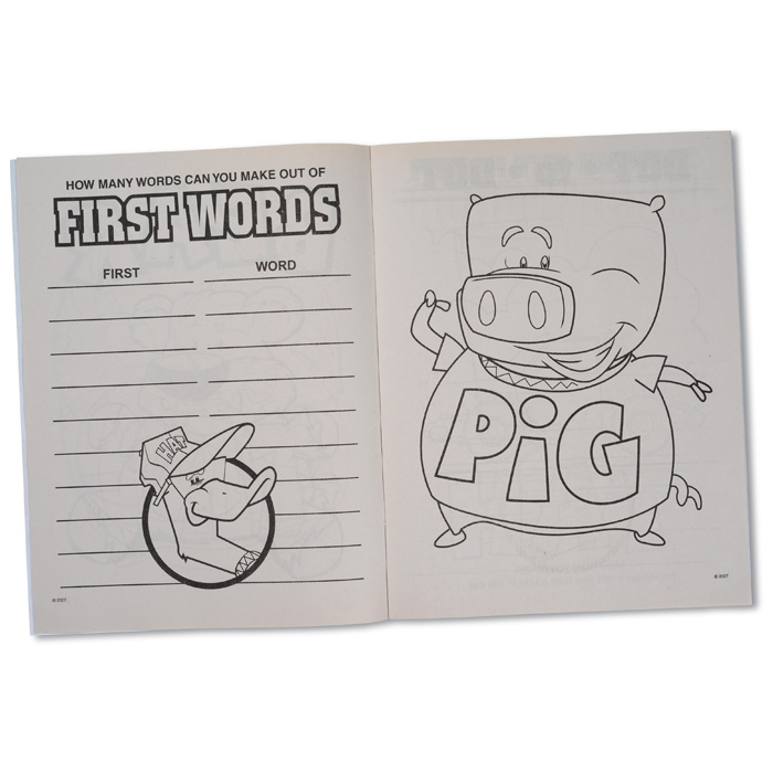 4imprint.com: Color & Learn Book - First Words 124503-FW