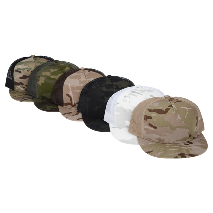 4imprint.com: Yupoong Five Panel Classic Mesh Trucker Cap - Camo 124729 ...