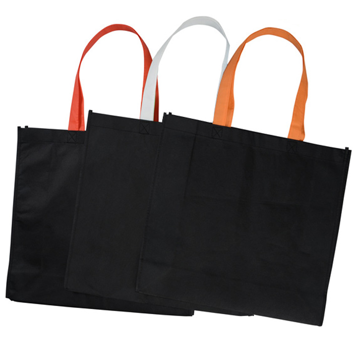 4imprint.com: Colored Handle Tote - 14-1/2" x 15-1/2" 129839-1415