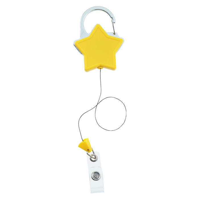 4imprint.com: Heavy Duty Clip On Retractable Badge Holder - Star ...