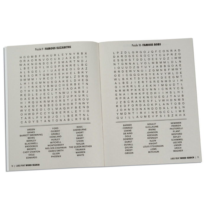 4imprint Large Print Word Search Puzzle Book Volume 2 131793 WS 2