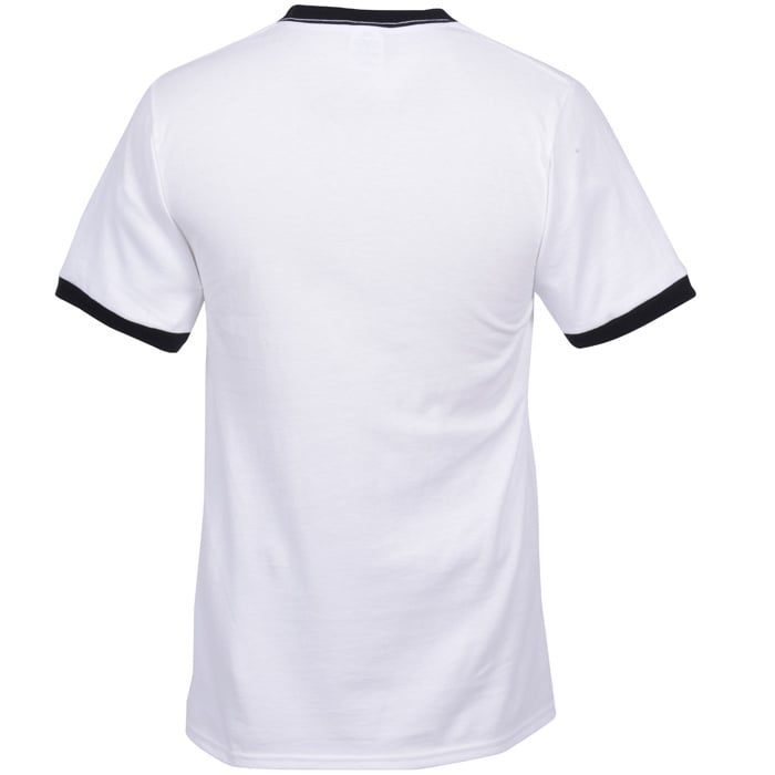 4imprint.com: Classic Ringer T-Shirt - White 132474-W