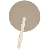 4imprint.com: Kraft Back Hand Fan - 8" Round 132937-RD