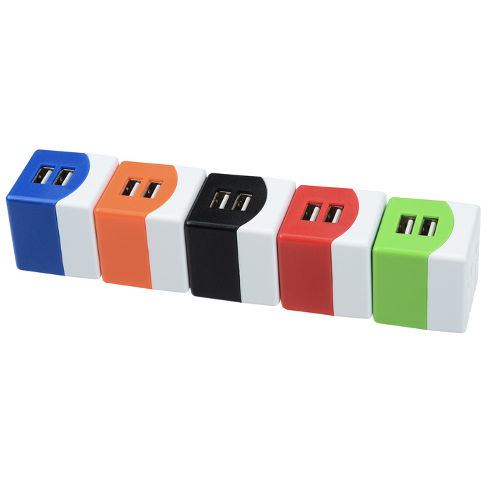 4imprint.com: Dual USB Folding Wall Charger 134168