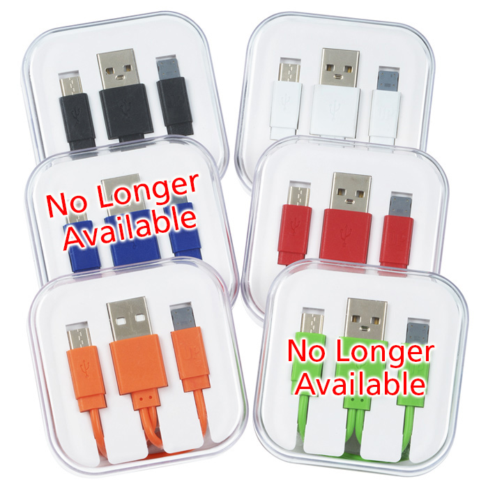 4imprint.com: 2-in-1 Charging Cable in Case - 24 hr 137291-24HR