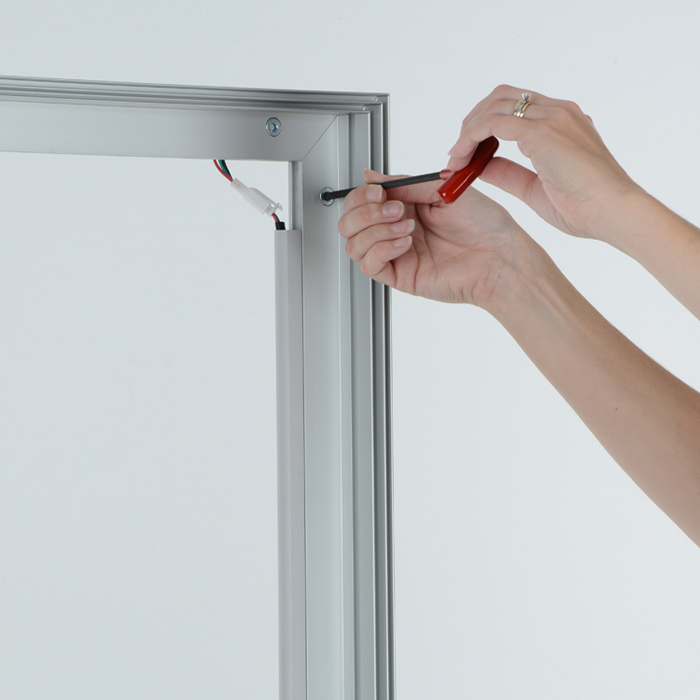 4imprint.com: Vector Light Box Banner Stand - 36" - Two Sided 137940-2