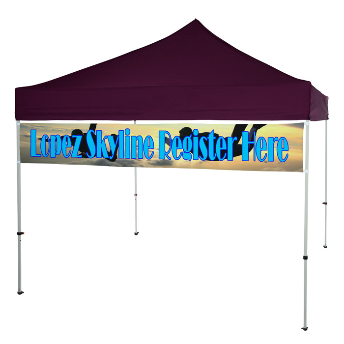 4imprint.com: 10' Event Tent Quarter Wall Banner - One Sided 139923-1